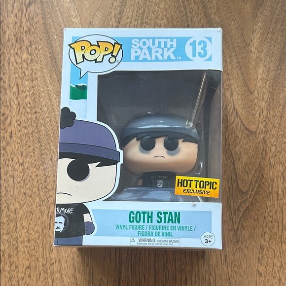 pop | Toys | 23 Pop South Park Goth Stan Vinyl Figure Black And Gray ...